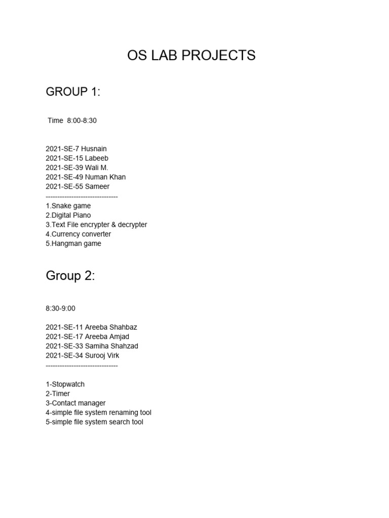 Os Lab Projects Pdf Computing 0487