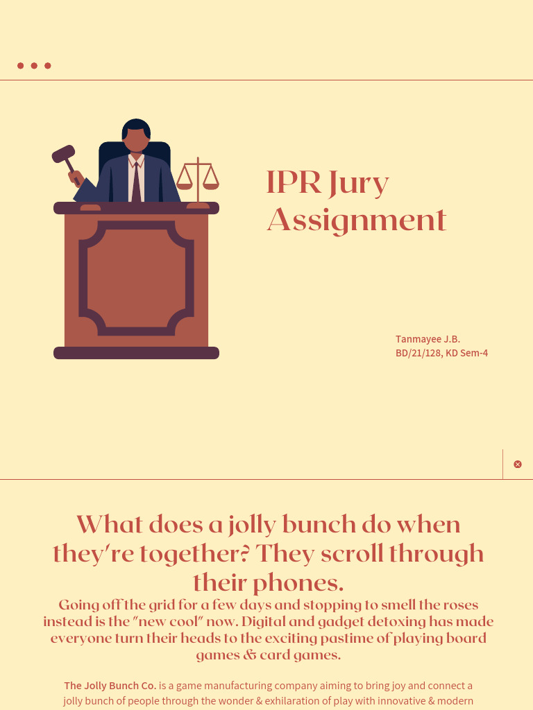 Ipr Jury | PDF | Trademark | Copyright