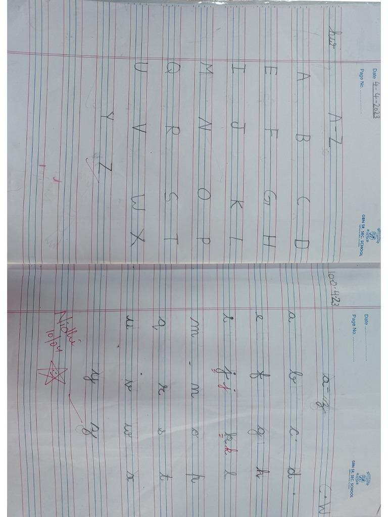 English notebook work | PDF