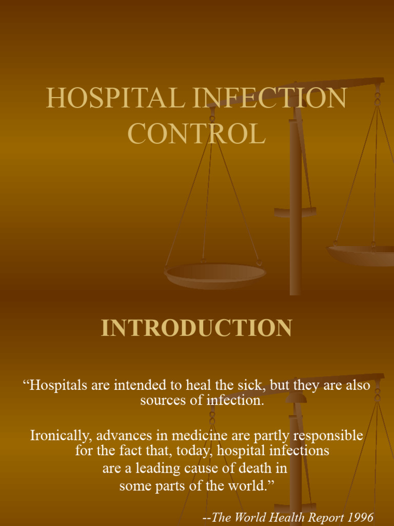 Infection Control PPT Wards | PDF | Hospital Acquired Infection | Infection