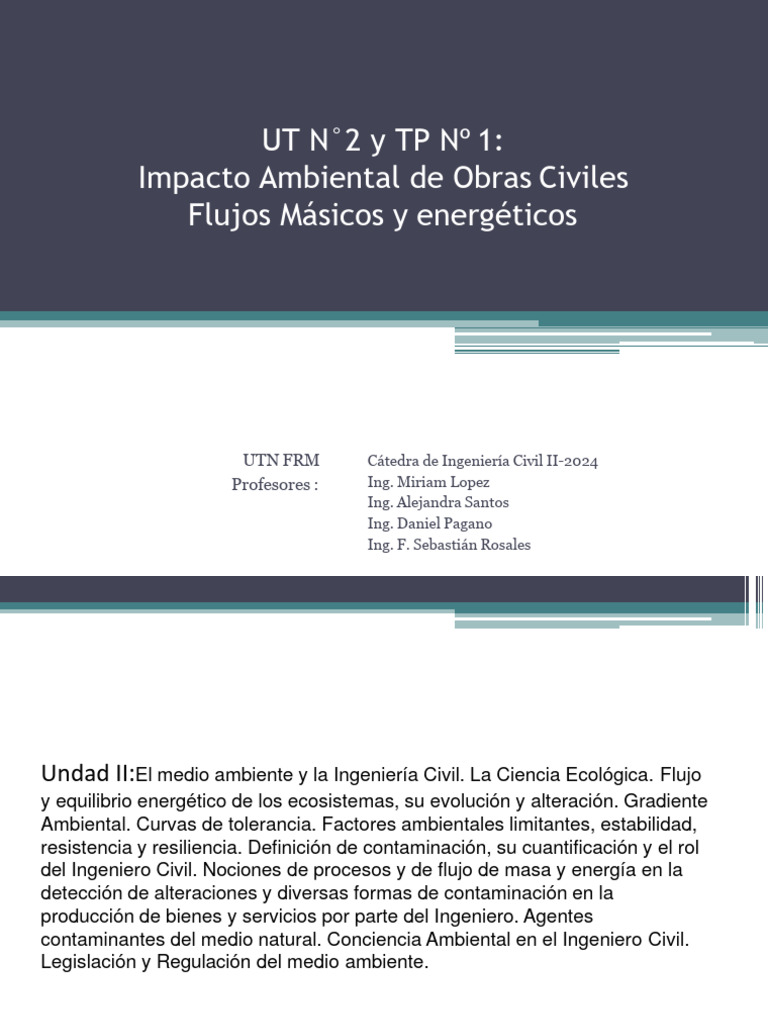 TPN 1 Contaminantes y Procesos 2024 | PDF | Entorno natural | Ecología