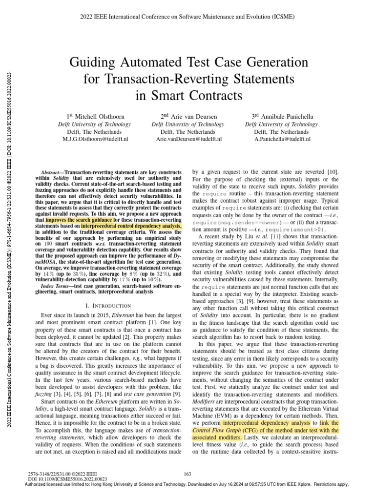 ICSME Guiding Automated Test Case Generation For Transaction-Reverting ...