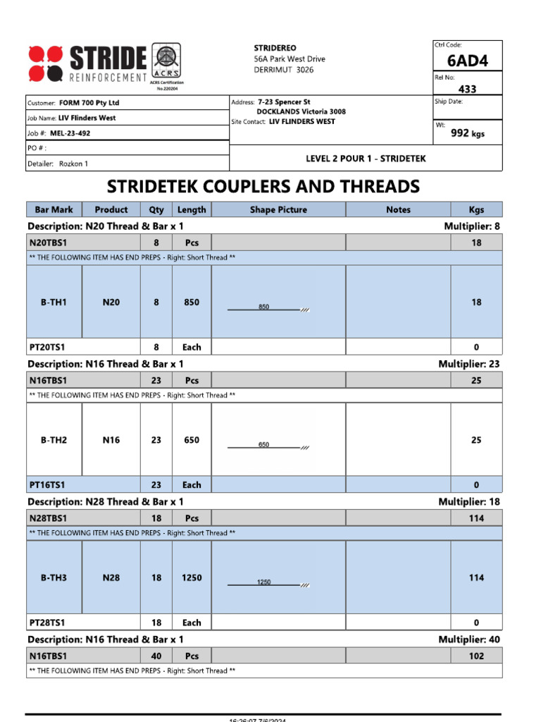 6ad4 S Level 2 Pour 1 Stridetek | PDF