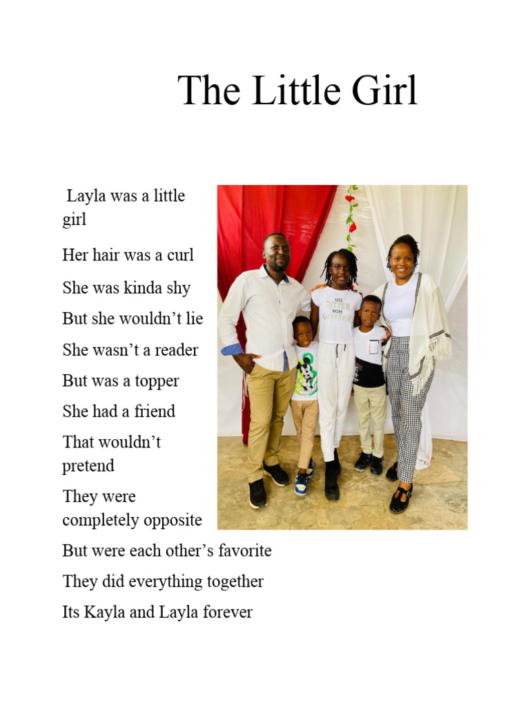 The Little Girl | PDF | Poetry | General Fiction