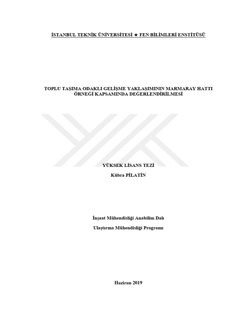 Marmaray Toplu Tasima Etkisi 558698 | PDF