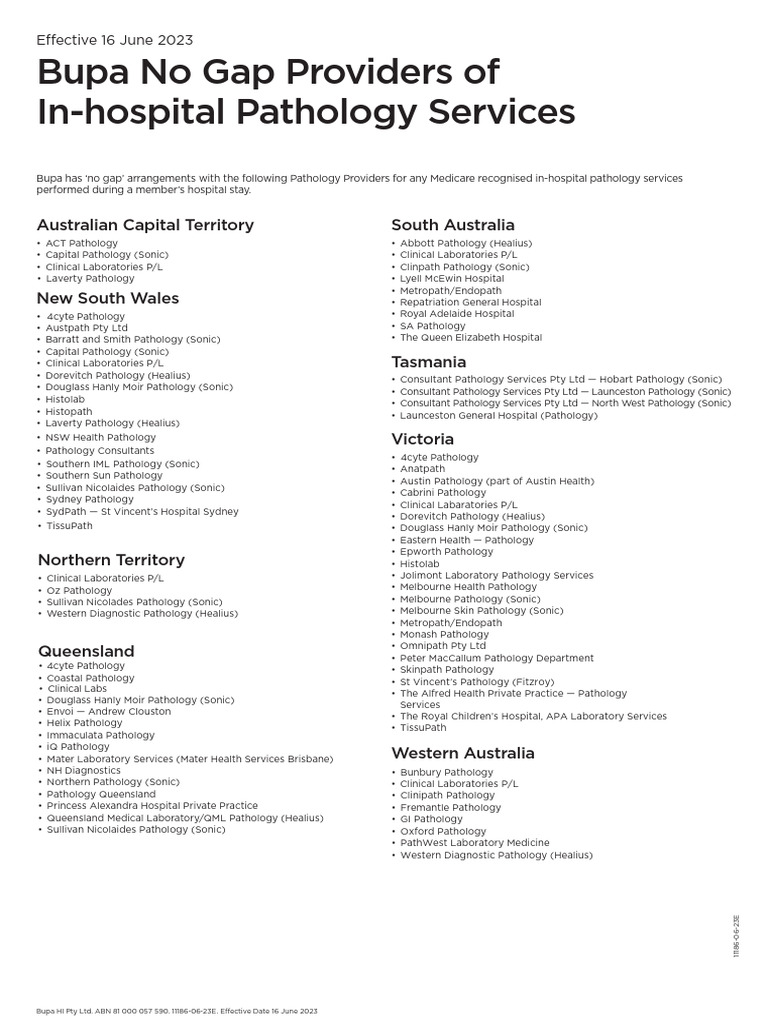Pathology Providers | PDF | Clinical Medicine | Medical Specialties