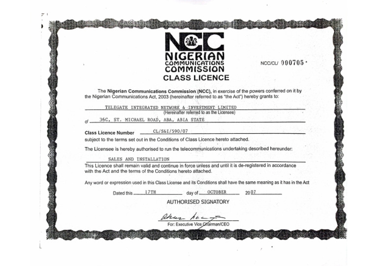 Telegate Int Network-Ncc | PDF