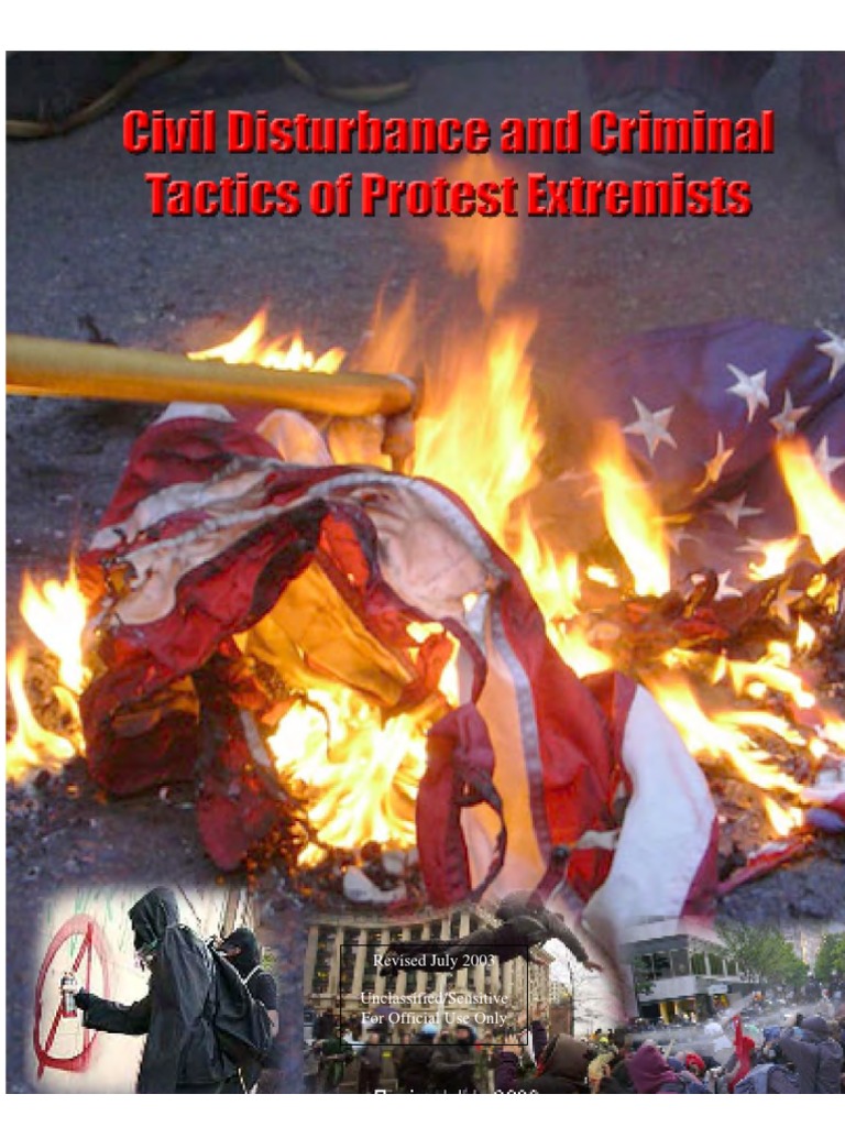 Civil Disturbance and Criminal Tactics of Protest2 | Police | Internet ...