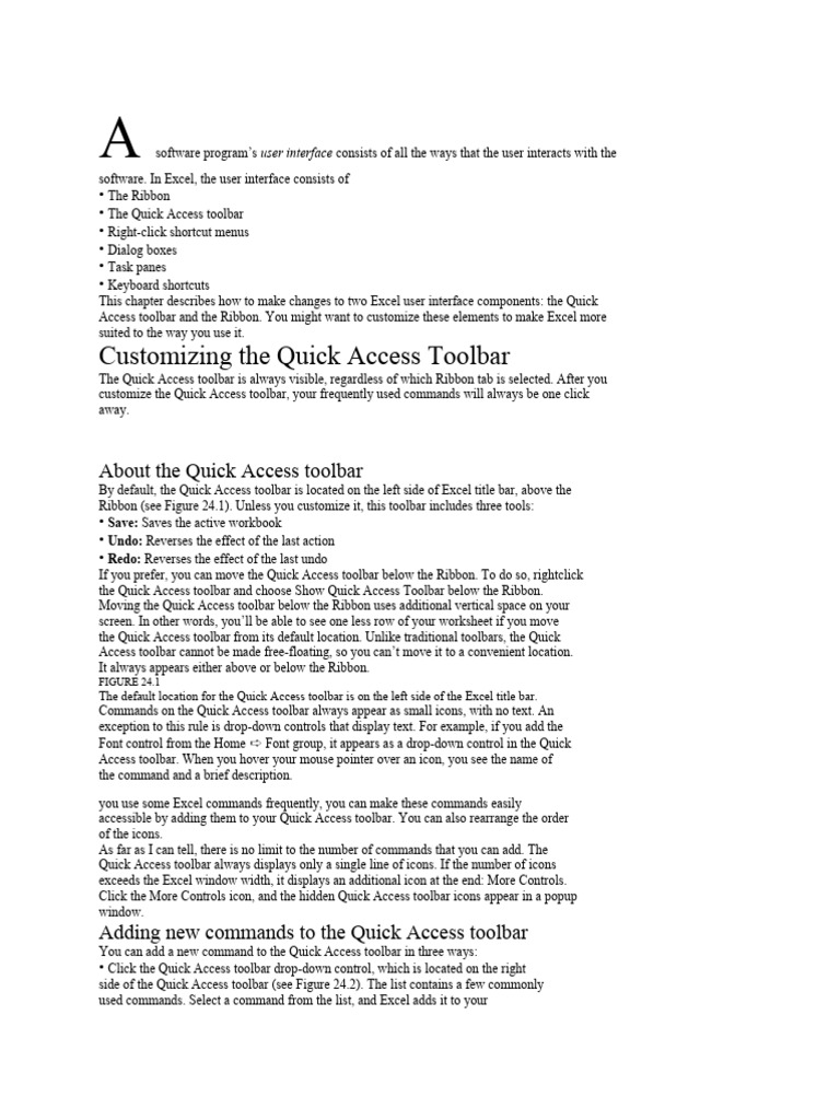 user interface | PDF | Microsoft Excel | Graphical User Interfaces