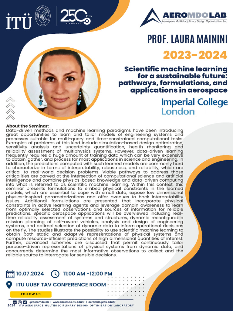 AeroMDO Seminars 2024 LM | PDF | Machine Learning | Data Science