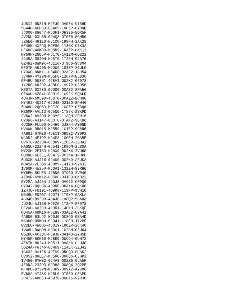 VMware Workstation Pro 17 Keys List | PDF | V Mware | Virtualization