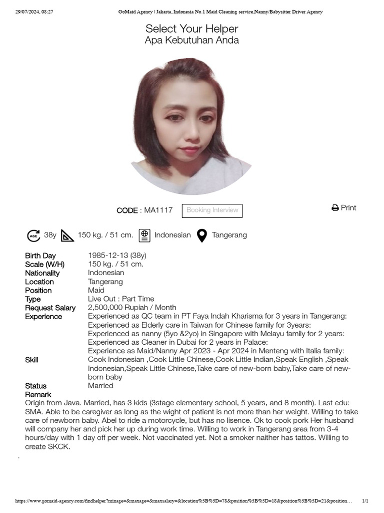 GoMaid Agency - Jakarta, Indonesia No.1 Maid Cleaning Service, Nanny ...