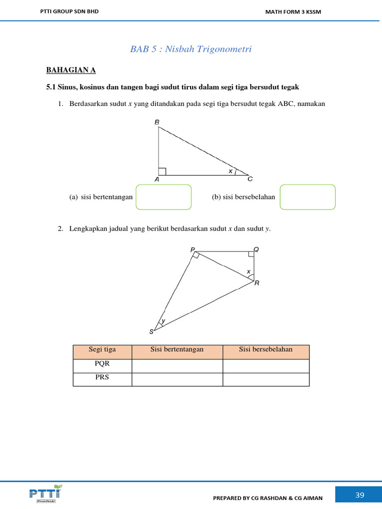 MATH - F3 - (Bab 5) | PDF
