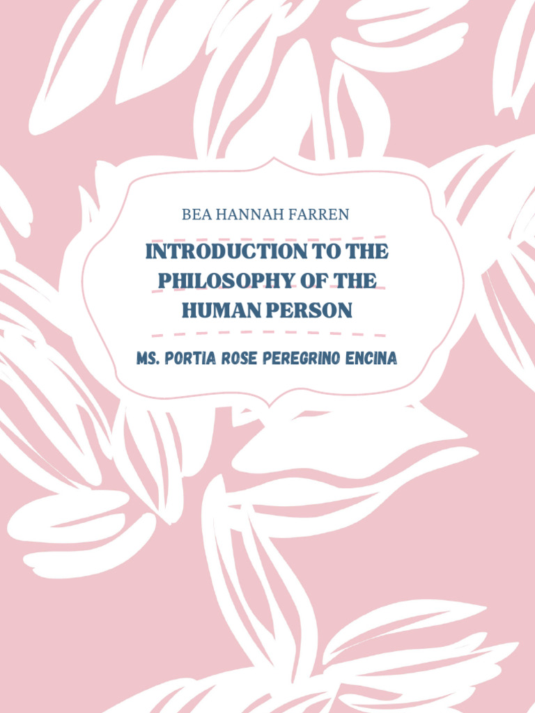 Cute Leaves Pattern Pink Notebook Cover | PDF