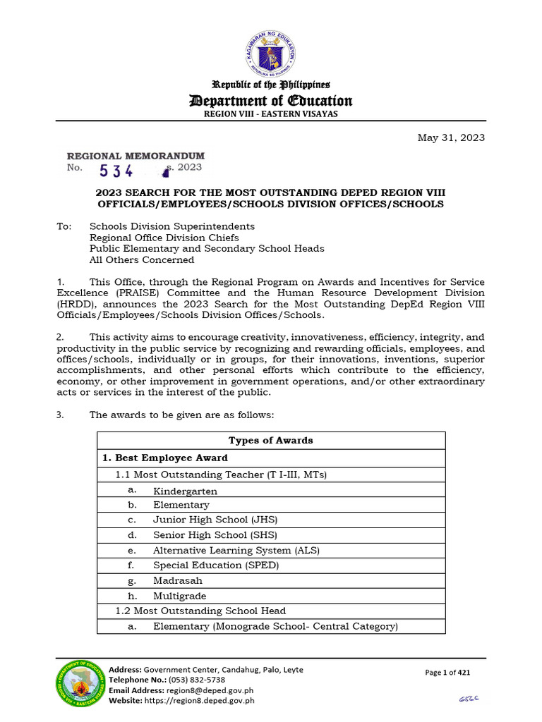 Outstanding RM s2023 534 1 | PDF | Social Science