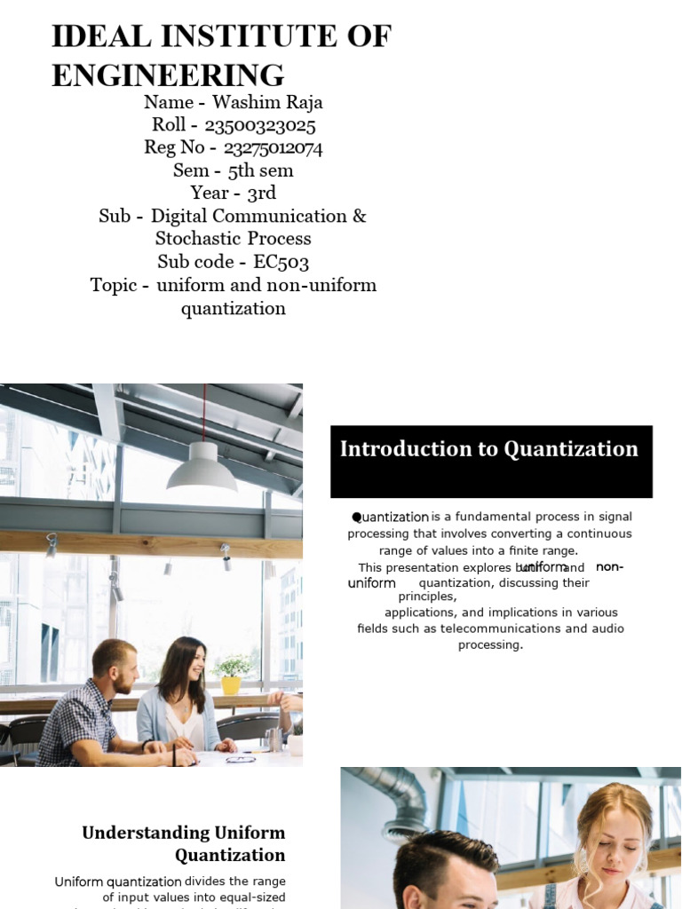 Wepik Exploring Uniform and Non Uniform Quantization Principles and Applications ...