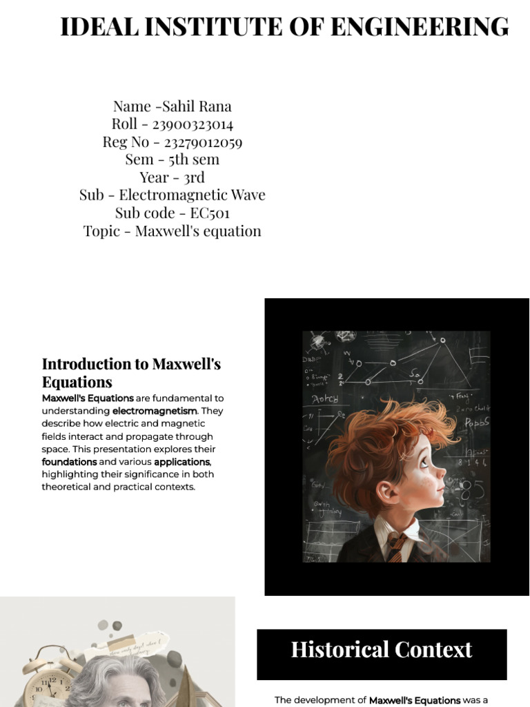 Electromagnetic Wave CA1 | PDF | Electromagnetism | Maxwell's Equations