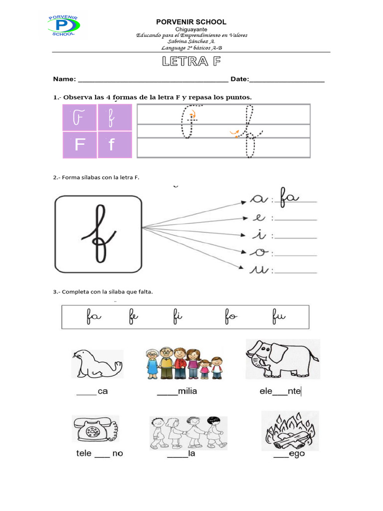 Letra F | PDF | Crecimiento personal y profesional