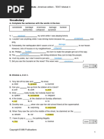 Pioneer Intermediate B1 Tests Module 1 | PDF | Roommate