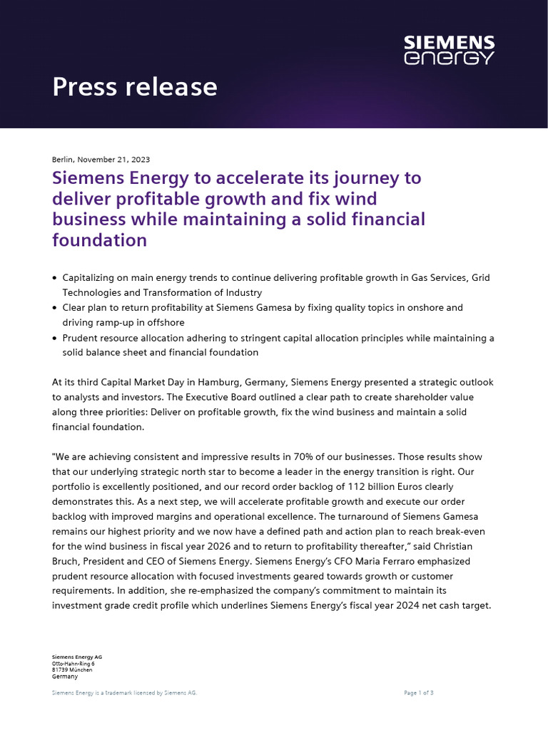 SE Press Release Capital Market Day Siemens Energy-PDF Original File ...