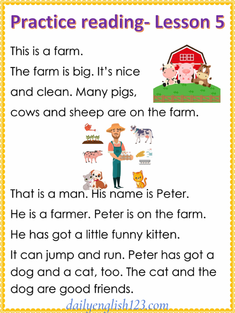 Practice Reading 5 | PDF