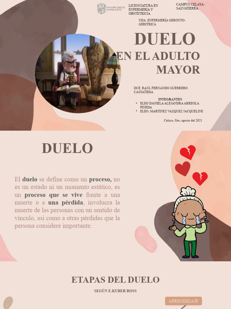 DUELO | PDF | Dolor | Vejez
