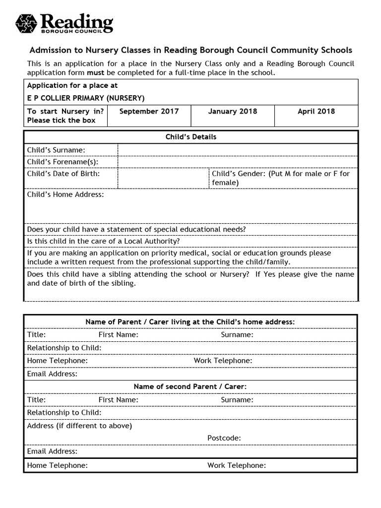 EP Collier Applicaiton Form | PDF | Justice | Crime & Violence