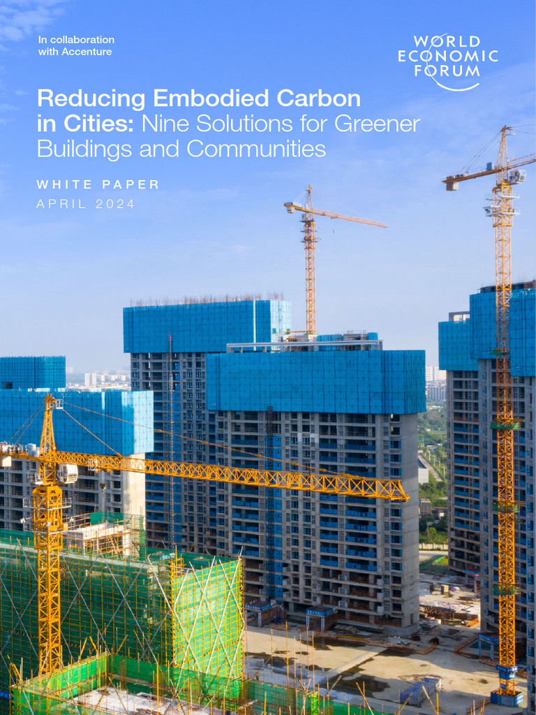 Reducing Embodied Caarbon in Cities | PDF | Concrete | Sustainability