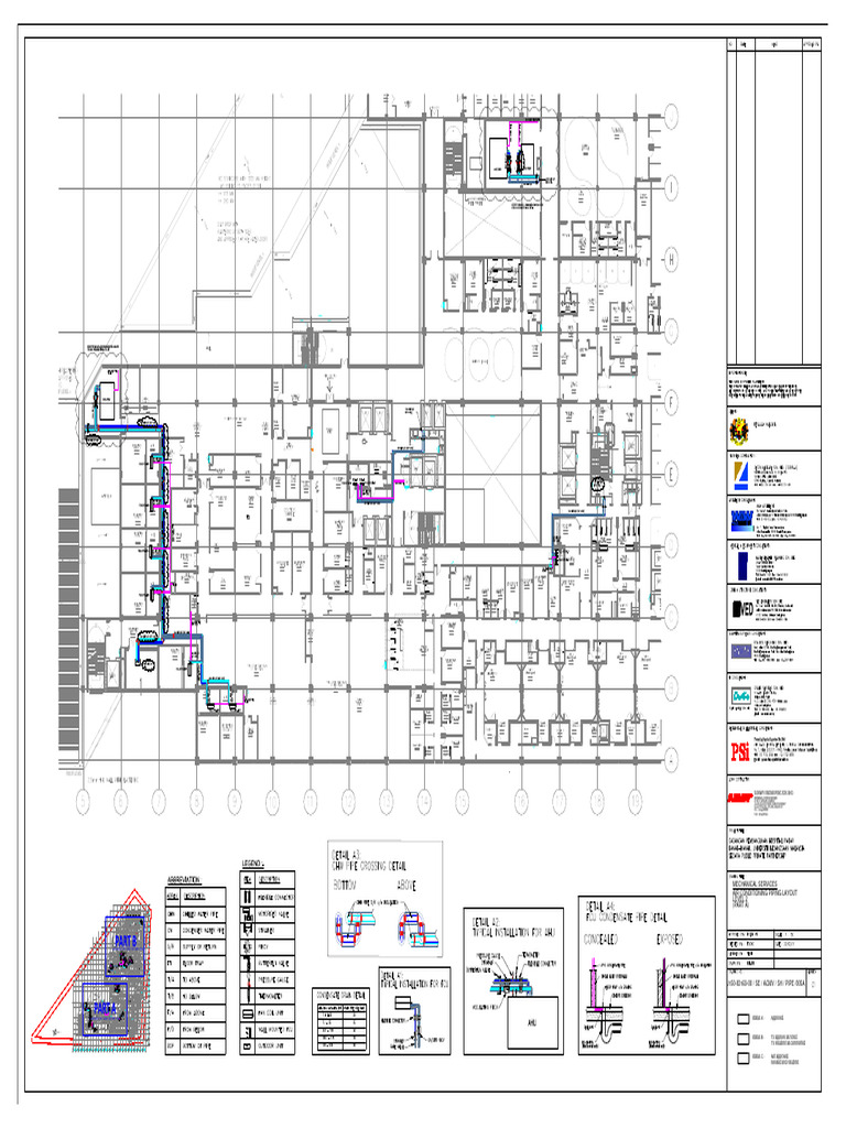 Roof Level 1 Mechanical Layout Plan | PDF