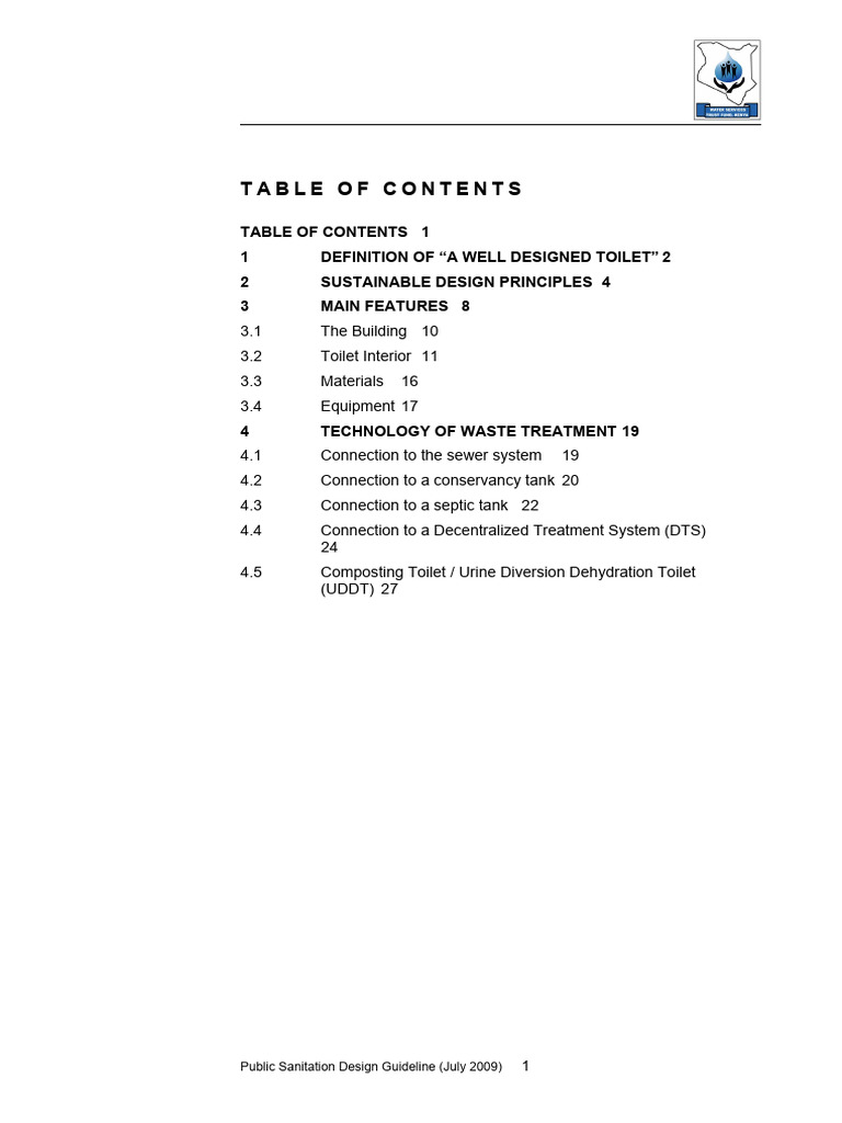 Public Toilet Design Guideline | PDF | Sewage Treatment | Public Toilet
