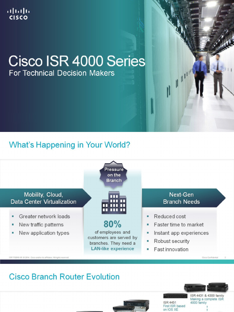 Cisco ISR 4000 Family Partner TDM Presentation PPL | PDF | Freedom Of Expression Law | Copyright Law