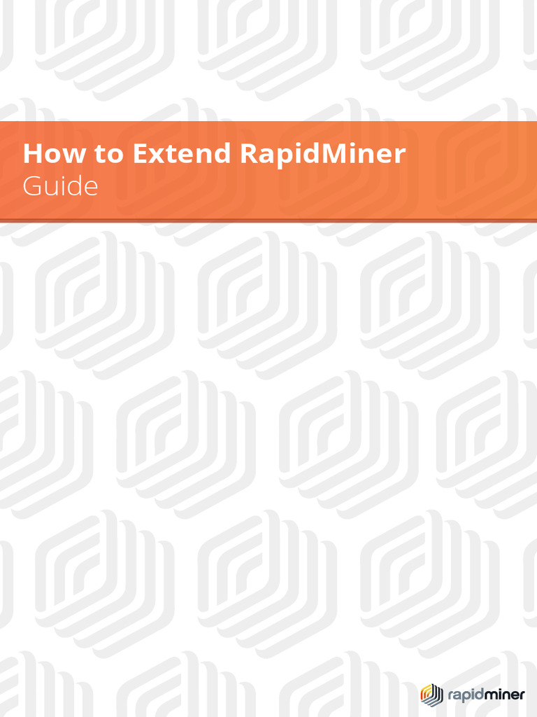 RapidMiner Extensions | PDF | Data Type | Integer (Computer Science)