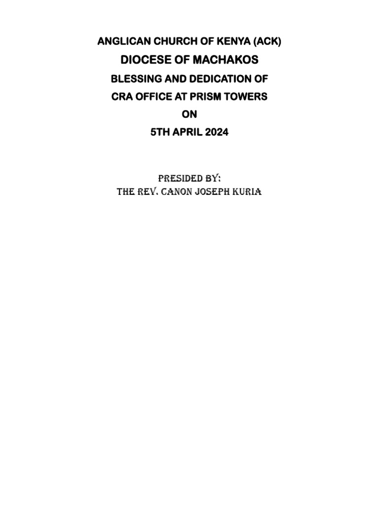 Business Liturgy CRA OFFICE4 | PDF | God The Father | Lord's Prayer
