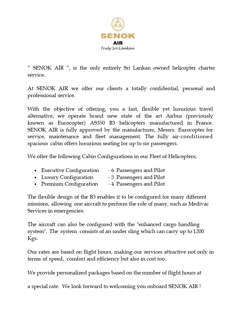 AS Fact Sheet | PDF | Aviation | Aircraft