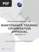CAAM Directive 8601: Maintenance Approval | PDF | Certification | Aviation