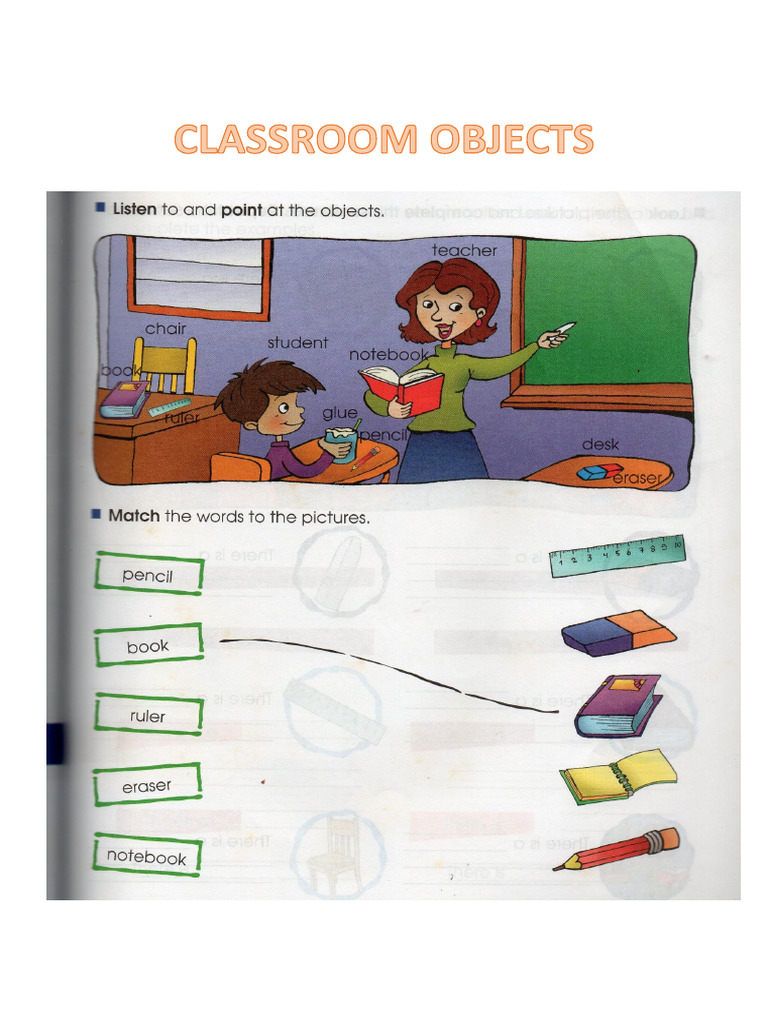 Classroom Objects | PDF
