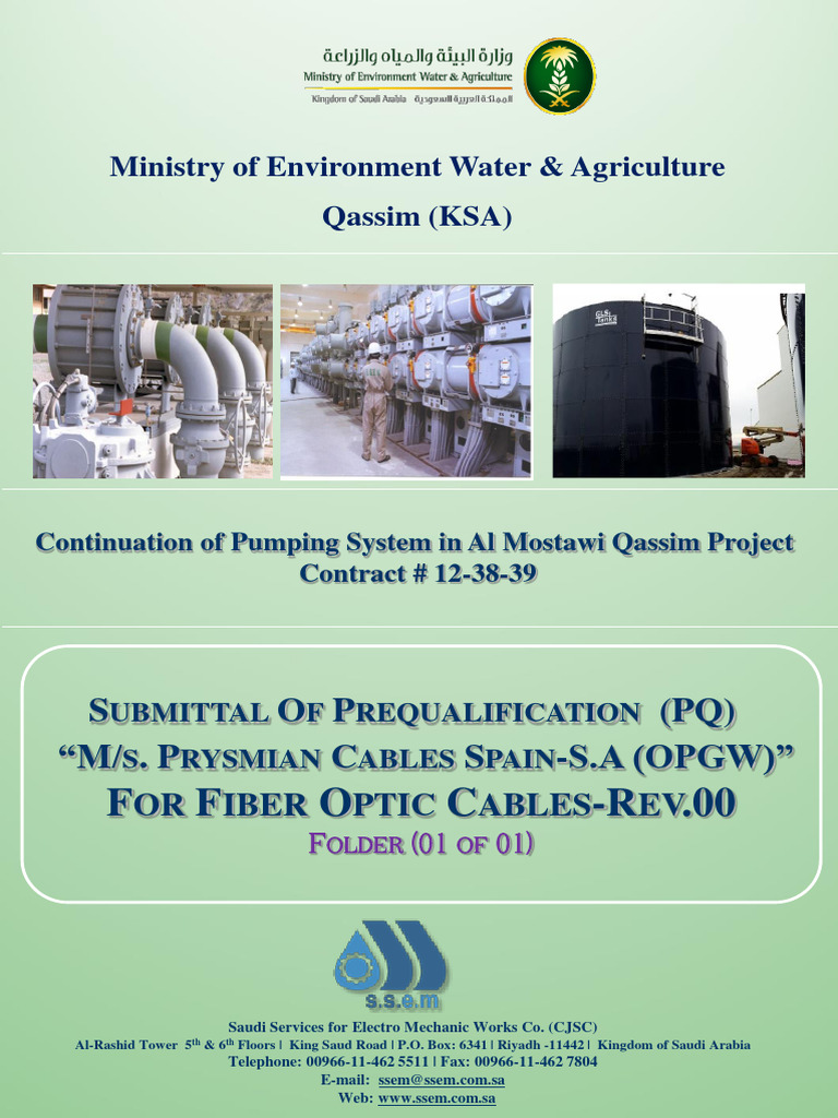OPGW Cable Specifications for Projects | PDF | Electric Power ...