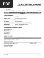 Hoja de Seguridad Vortexx Ecolab | PDF | Residuos