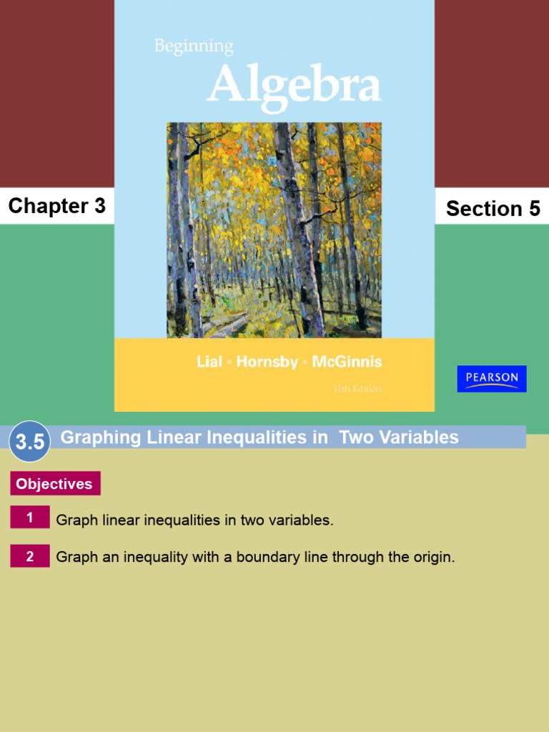 Graphing Linear Inequalities Explained | PDF | Equations | Applied ...