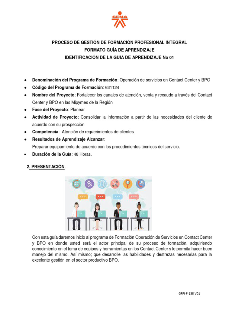 RA1 Preparar Equipamiento de Acuerdo Con Los Procedimientos | PDF | Respuesta de Voz Interactiva ...