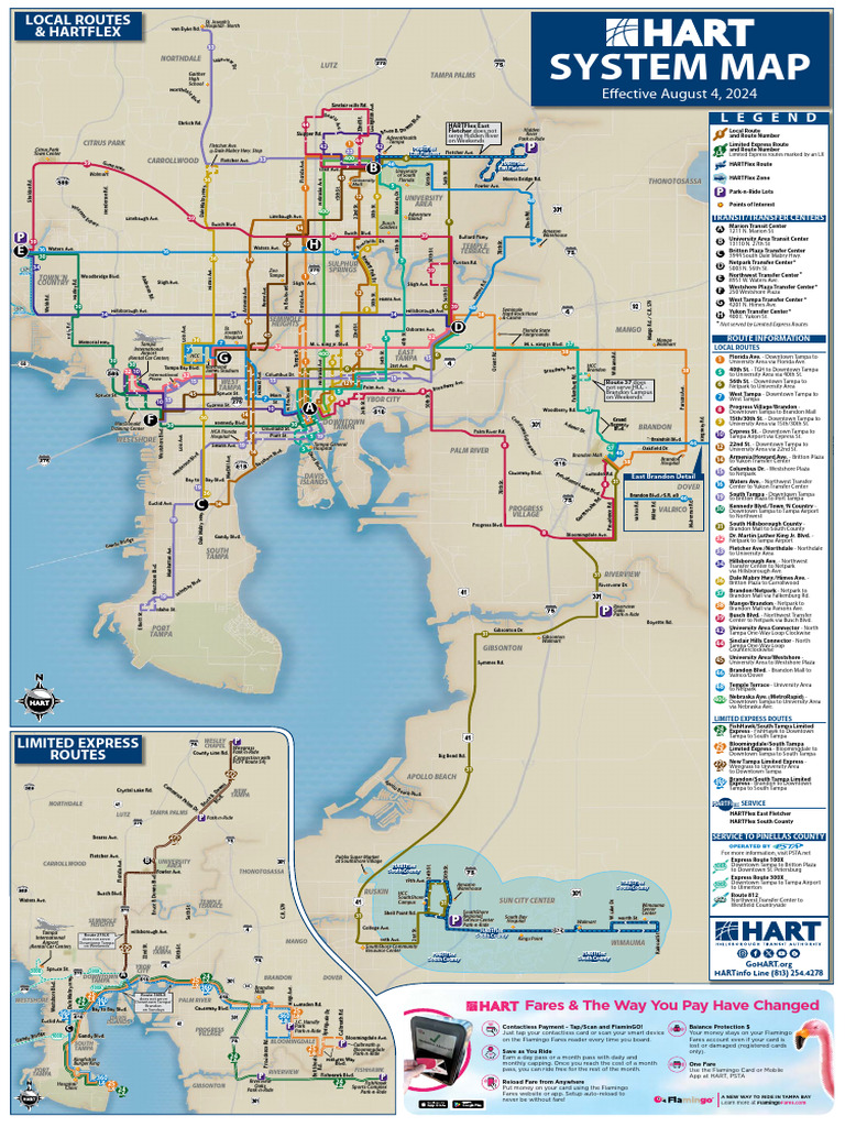 Hart System Map 08-2024 | PDF