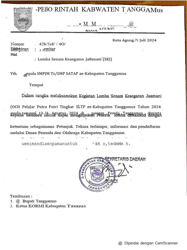 SRT Senam SKJ Pelajar Dan Juknis | PDF