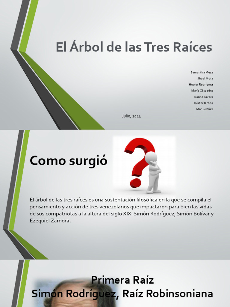 El Árbol de Las Tres Raíces MARIA CESPEDES | PDF | Venezuela