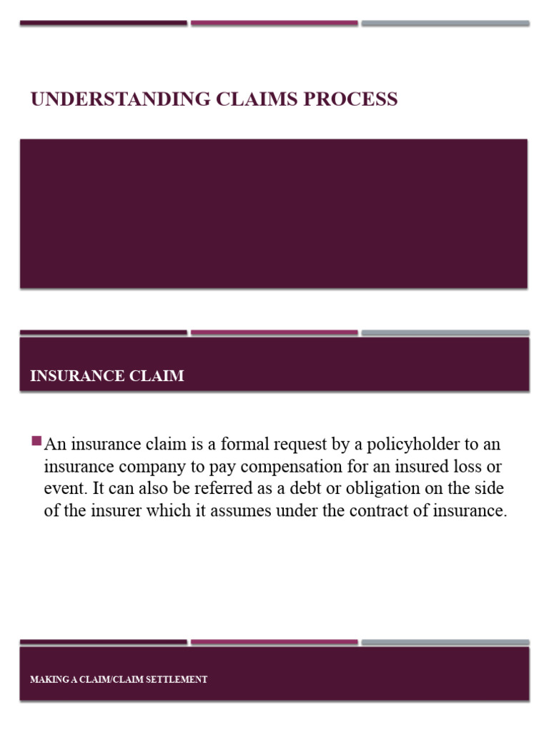 Insurance Claims Process Explained | PDF | Insurance | Business
