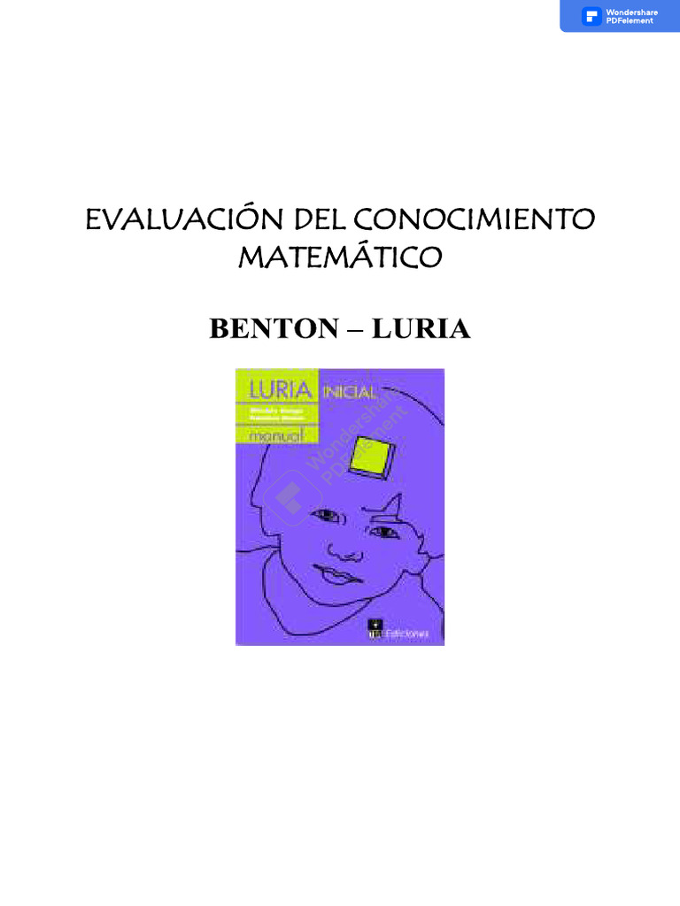 Benton y Luria | PDF