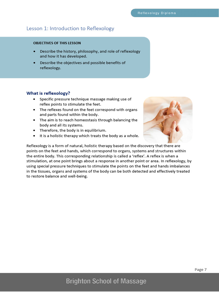 2.reflexology Final v.2 Pages 7 22 | PDF | Reflexology | Hand