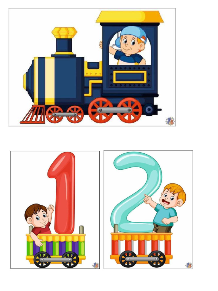 Train Number Flash Card | PDF