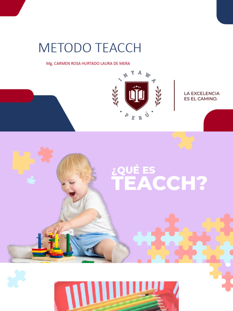 Introducción al Método TEACCH en Autismo | PDF | Aprendizaje | Ciencia ...