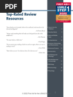 USMLE Step 1 Review Resources Guide | PDF | Books | Pathology