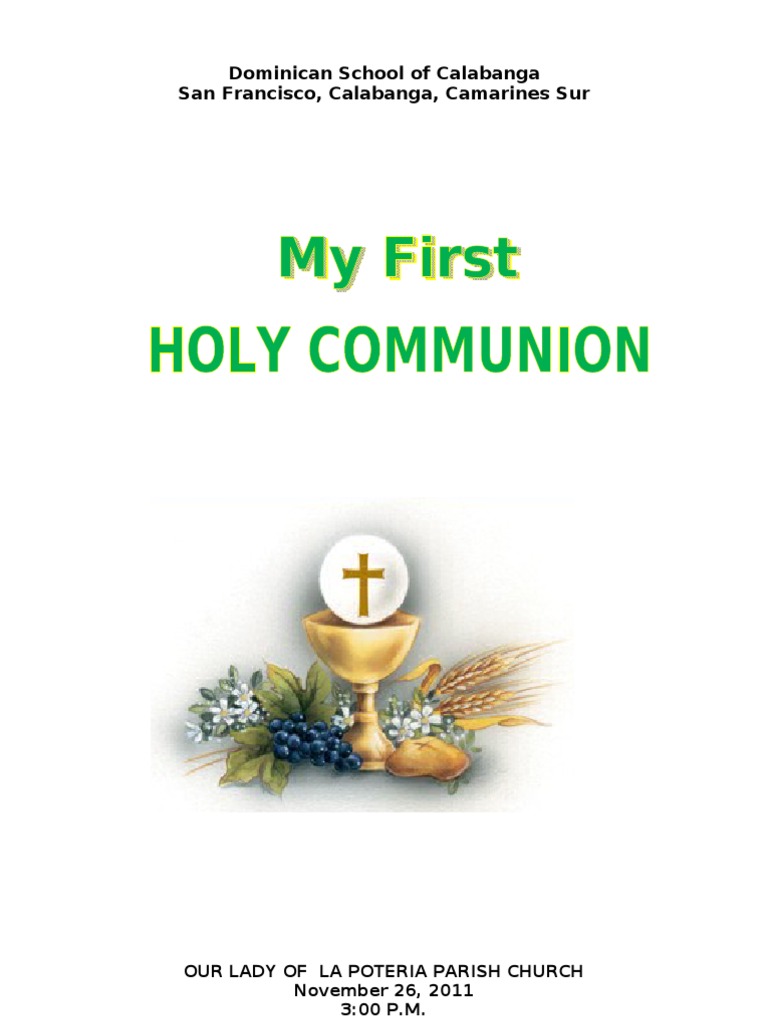 1st Communion2011b | PDF